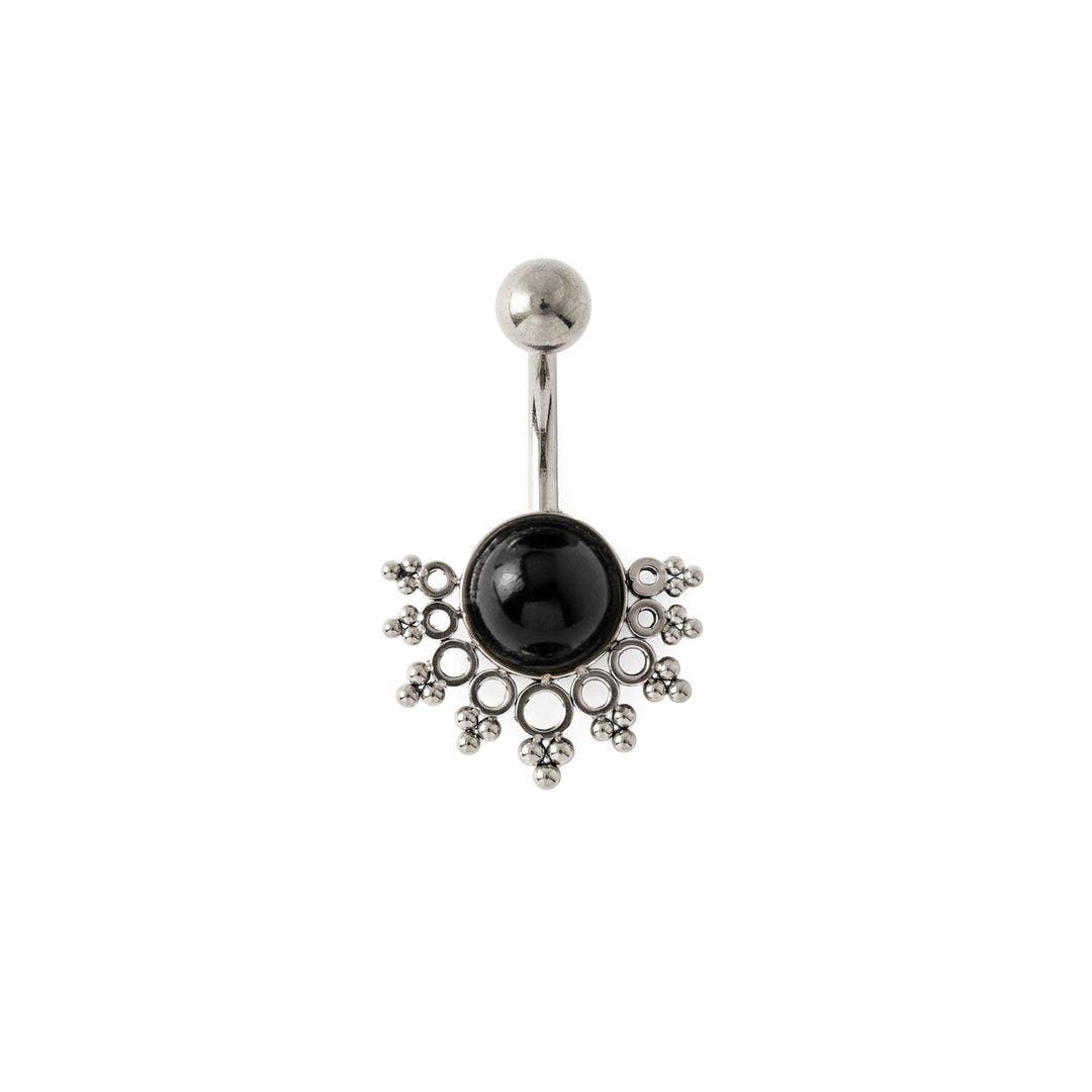 Tarita Onyx Belly Bar, 316L Surgical Steel Belly Button Ring, Belly ...