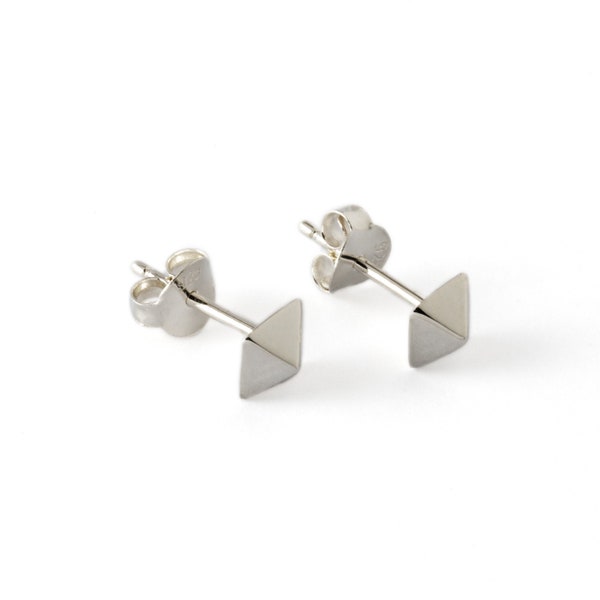Pyramid Stud Earring - Etsy UK