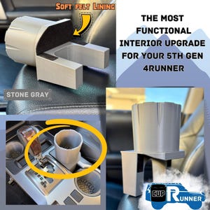 The ORIGINAL 4runner Cup Holder Extra Insert | Cuprunner - Single Extra ...