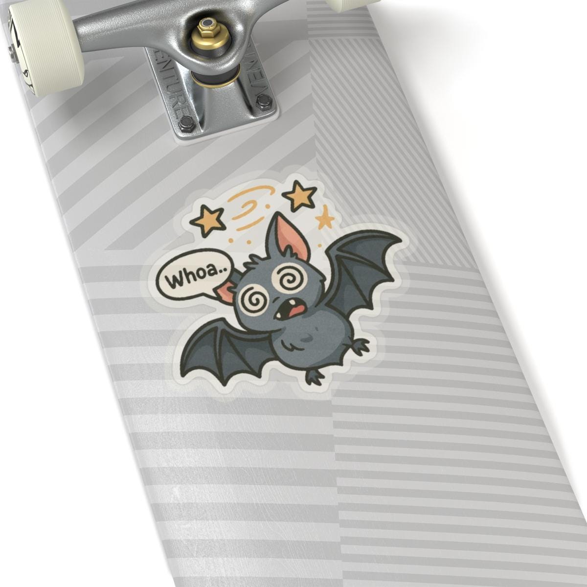 Dizzy Bat Kiss-cut Sticker, Halloween Decal - Etsy