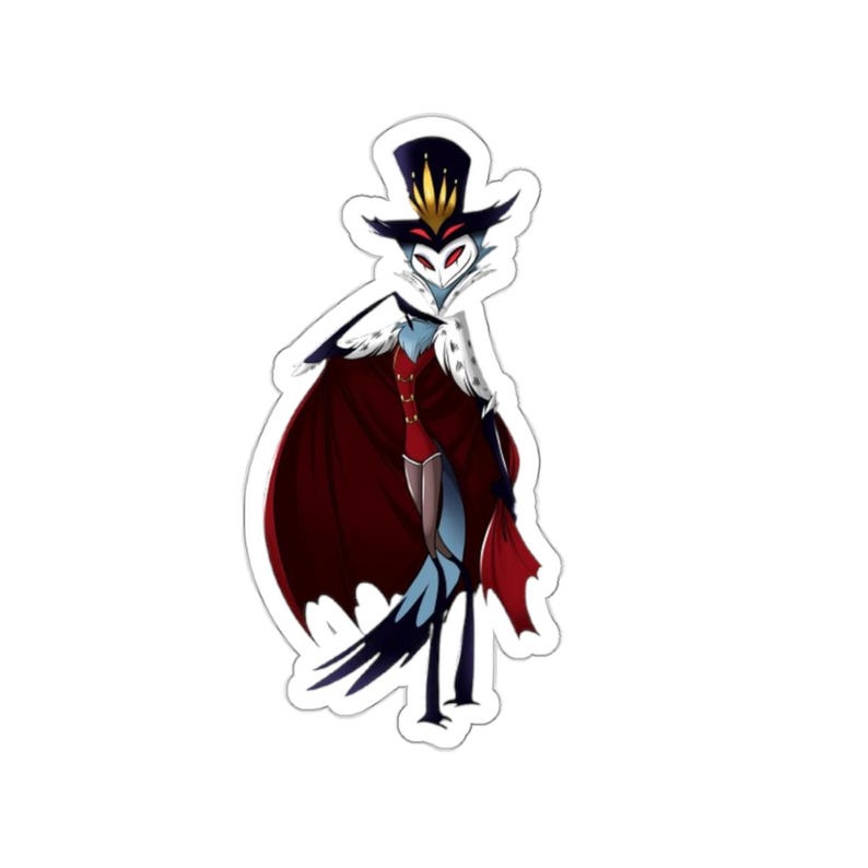 Helluva Boss Stolas Stickers, Demon Husband Anime Art, Laptop Decal ...