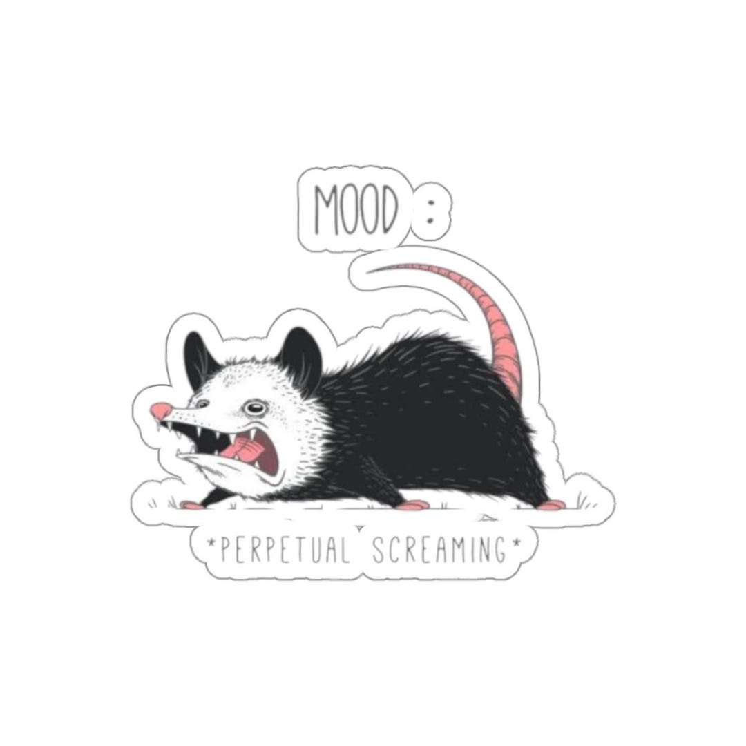 Screaming Possum Sticker: Funny Laptop Decal, Animal Lover Gift - Etsy