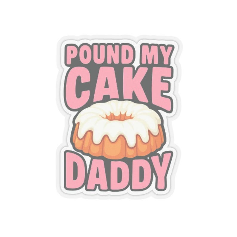 Funny Dessert Stickers: Cake Humor, Laptop Decals, Party Favors - Etsy
