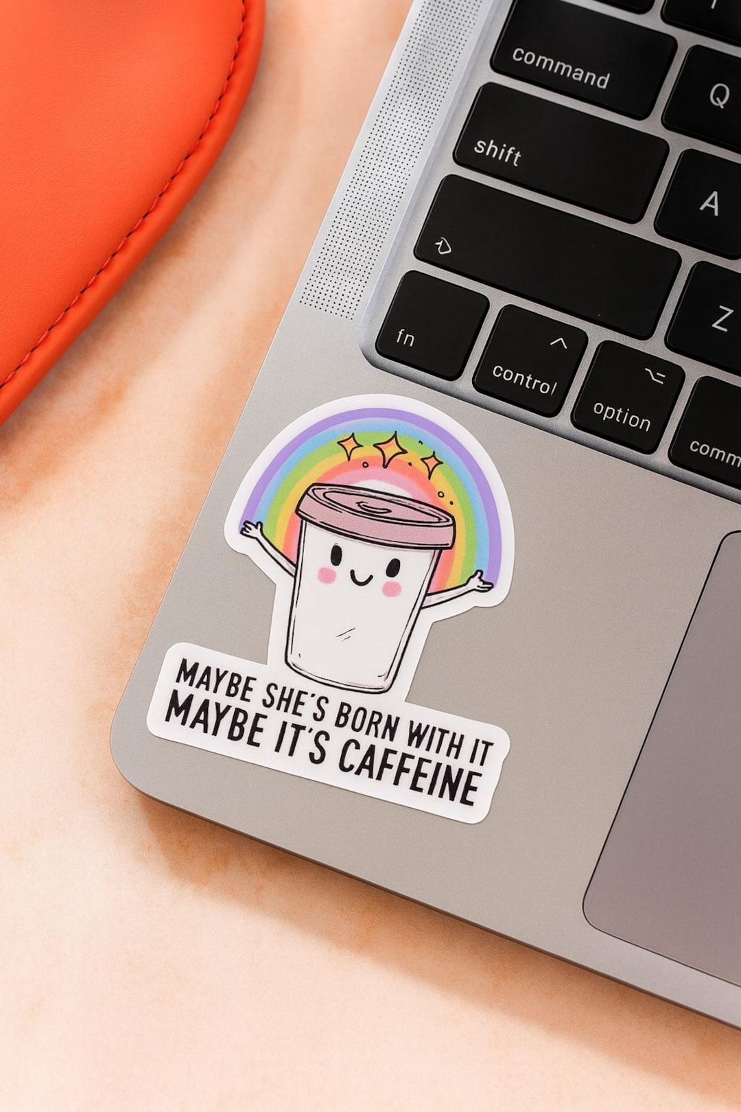 Caffeine Vinyl Sticker: Funny Laptop Decal, Water Bottle Sticker - Etsy