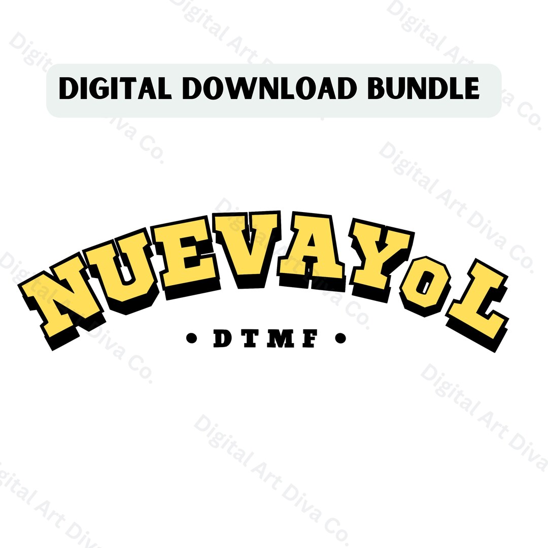 Nuevayol DTMF Svg Png - New York Puerto Rico Bundle (digital Download ...