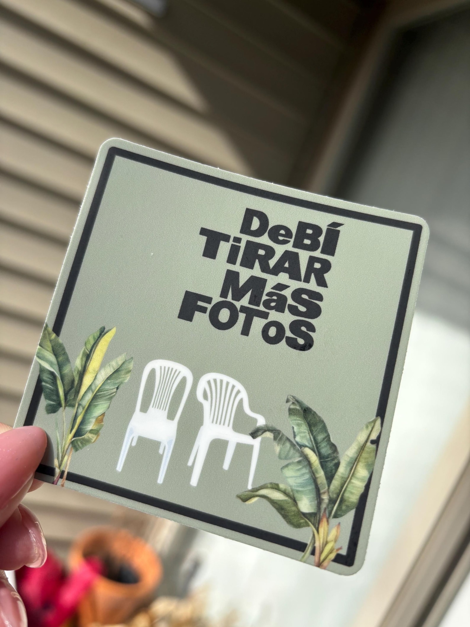 Debí Tirar Más Fotos Sticker: Bad Bunny Inspired Matte Vinyl - Etsy