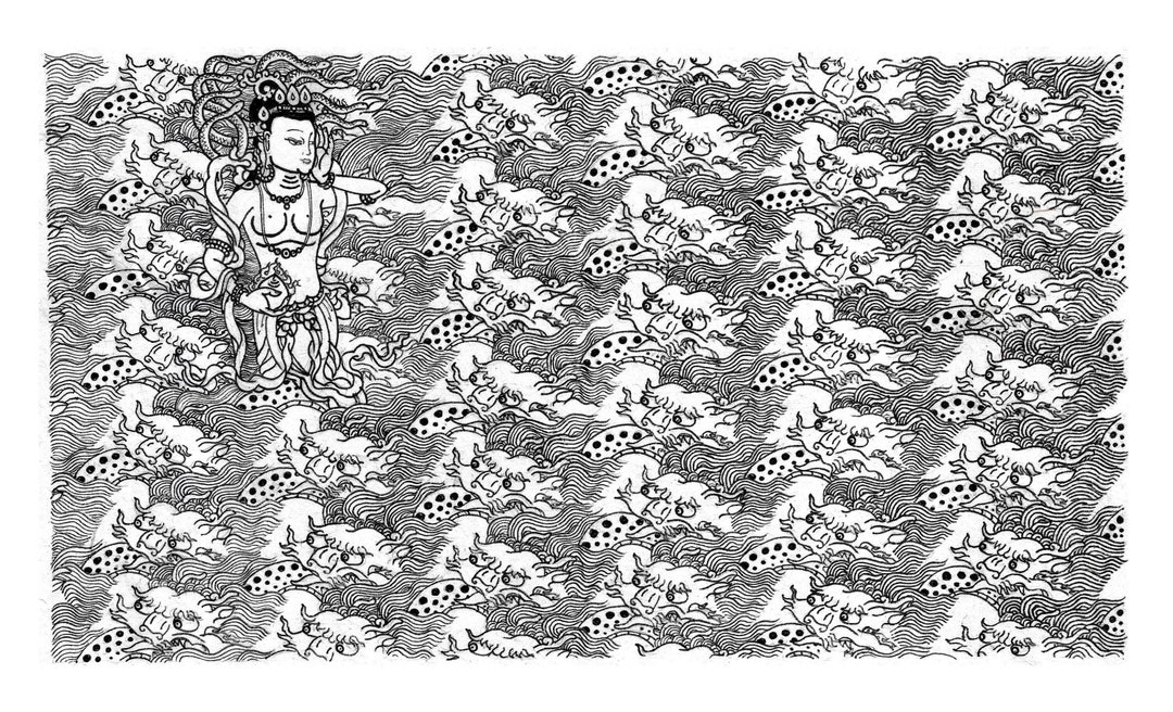 Naga King | Tibet Inspired Art | Chinese New Year 2025 | Original ...