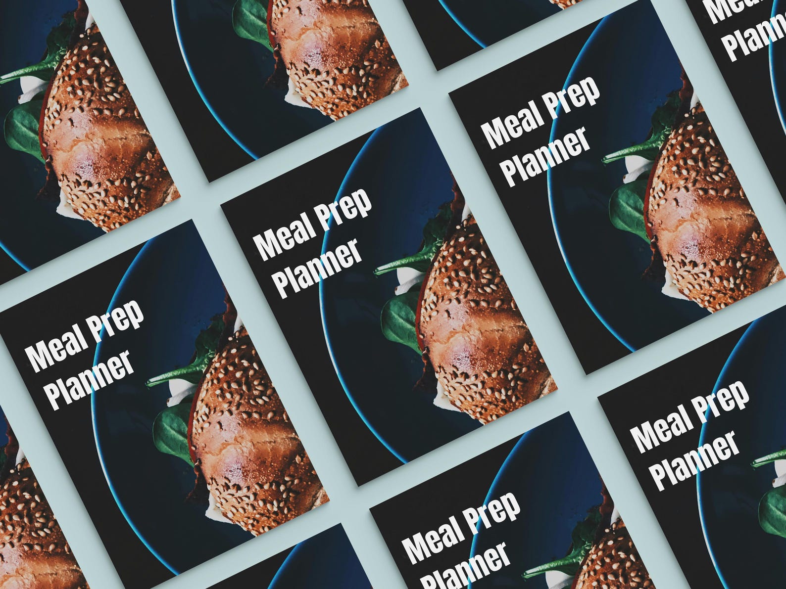 Meal Prep Planner Printable PDF & Editable Canva Template | Weekly Meal ...