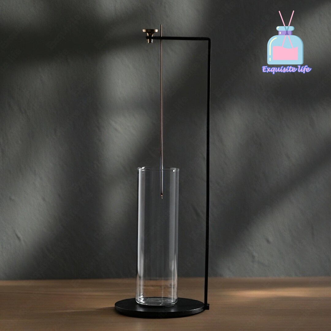Handmade Incense Holder & Glass Vase,unique Dual-use Incense Burner ...
