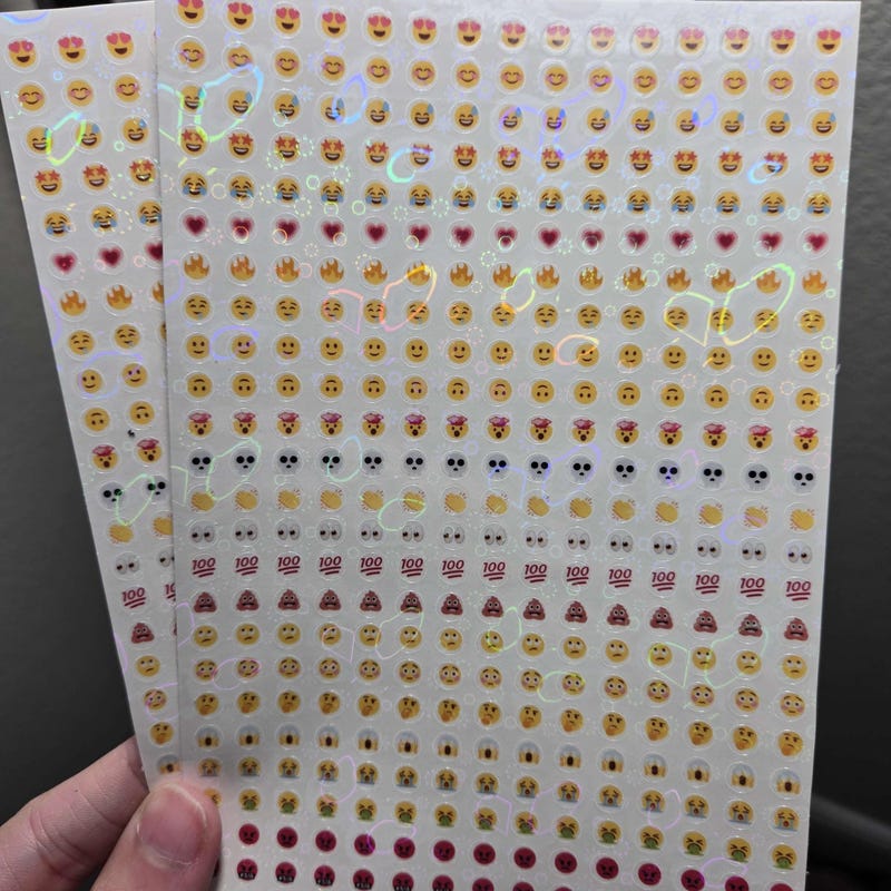 Emoji Stickers - Etsy