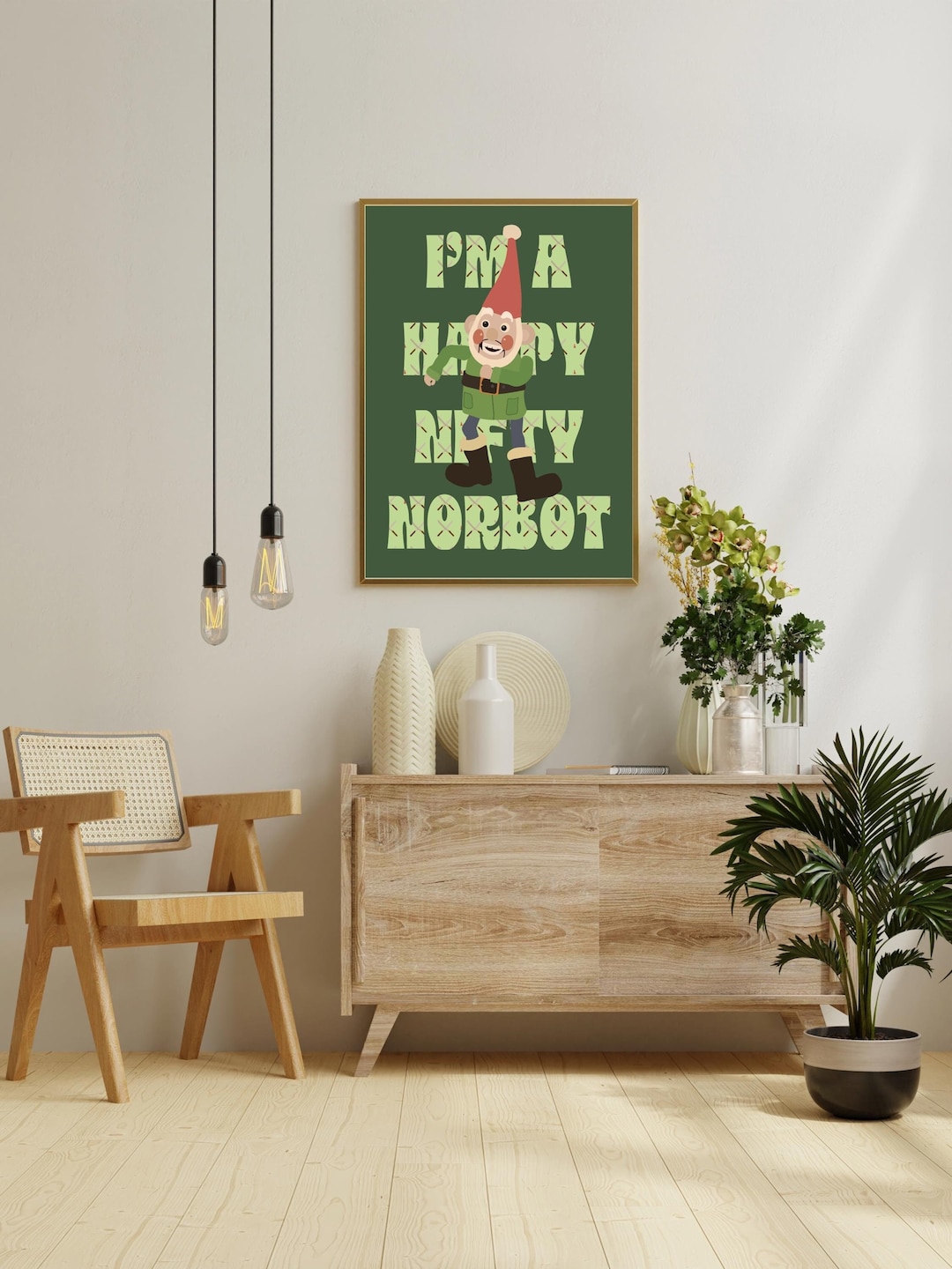 Norbot Poster - 'happy Nifty Norbot' - Etsy
