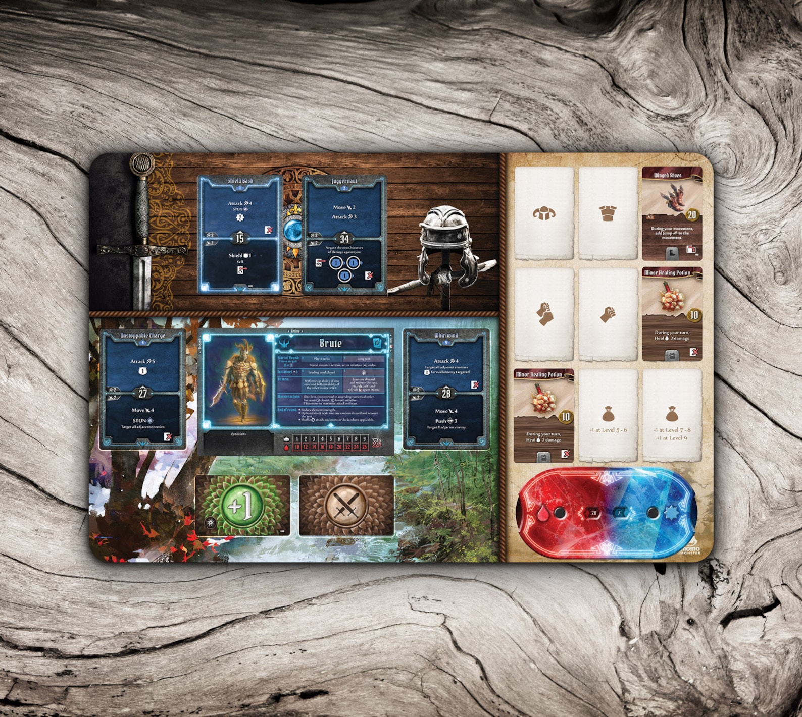 Gloomhaven Frosthaven Playmat, Gh Fh Player Mat Character Board - Etsy