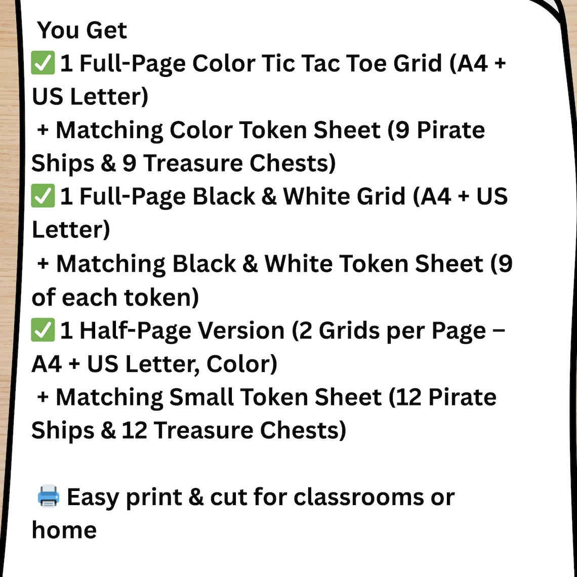 Pirate Tic Tac Toe Printable: Kids Coloring Game (PDF) - Etsy