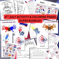 4th of July Coloring Pages for Kids, Printable Independence Day ...