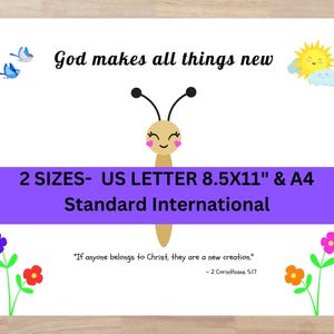 Bible Verse Handprint Craft, Printable Butterfly Handprint Art, Bible ...