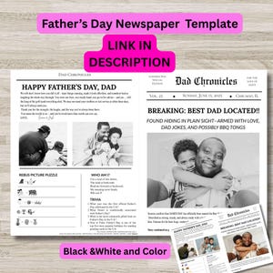 Father's Day Printable: All About My Dad Activity (PDF) - Etsy
