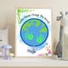 Earth Day Handprint Art: Kids School Craft, Little Hands Change the ...