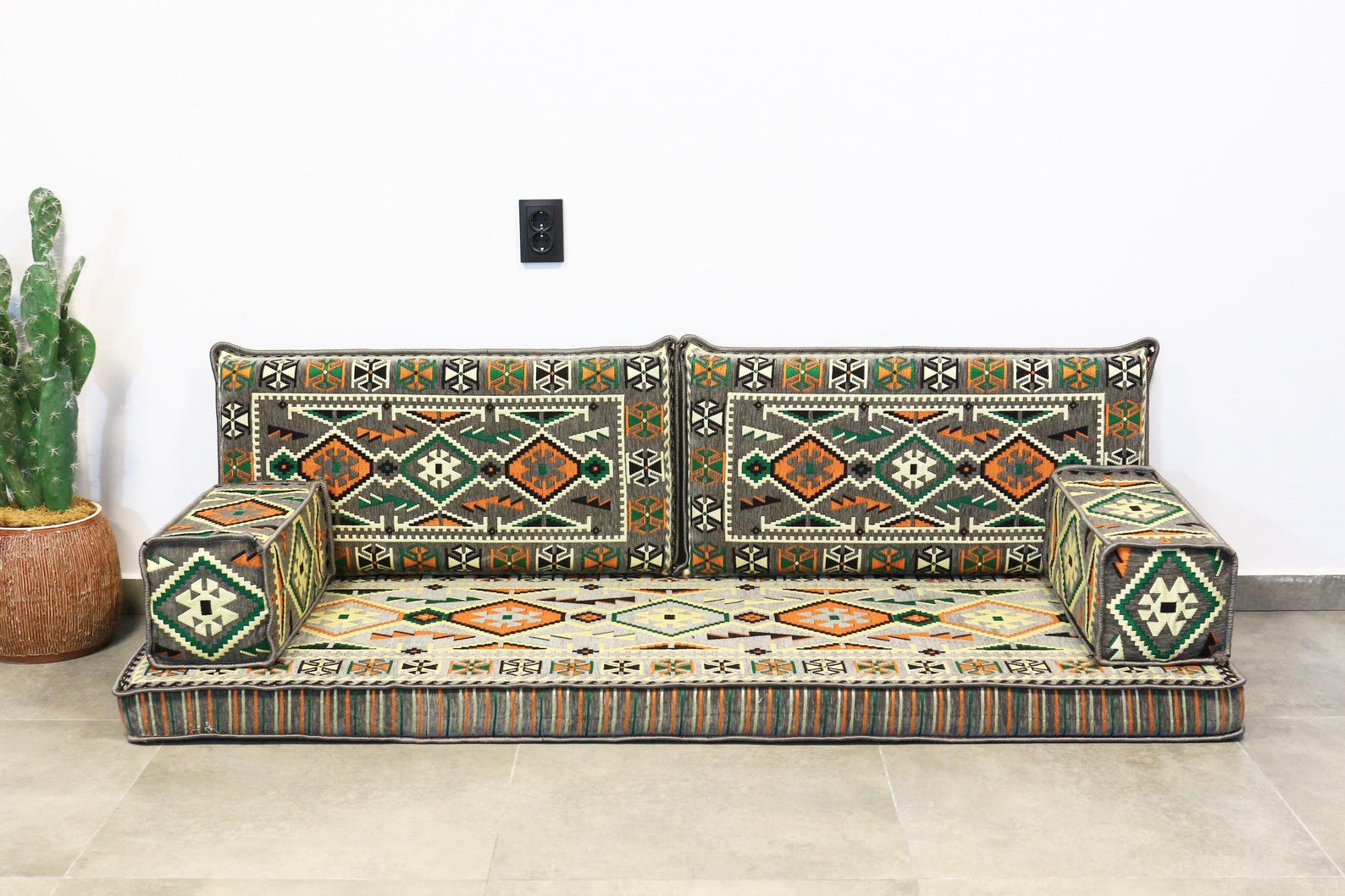 Arabic Floor Seating, Comfortable Ottoman Cushions for Living Room ...