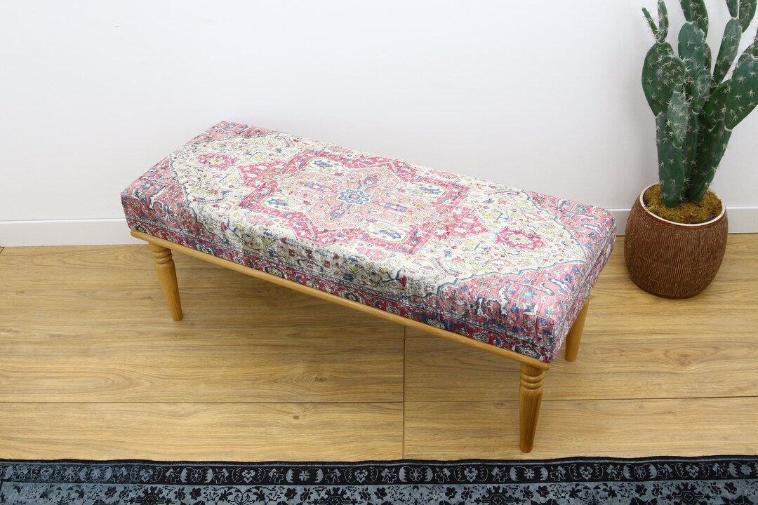 Piano Bench, Bed End Bench, Ottoman Bench, Bohemian Bench, Cozy Bench ...