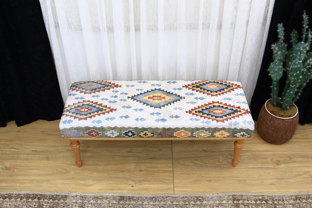 Bench for Bedroom, Dressing Table Bench, Bench for Entry, Cushioned ...