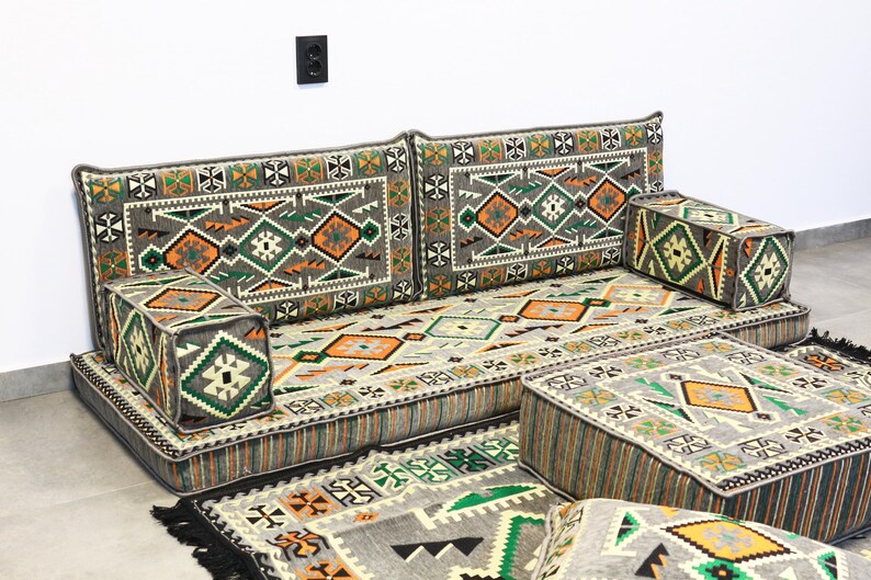 Arabic Floor Seating, Comfortable Ottoman Cushions for Living Room ...