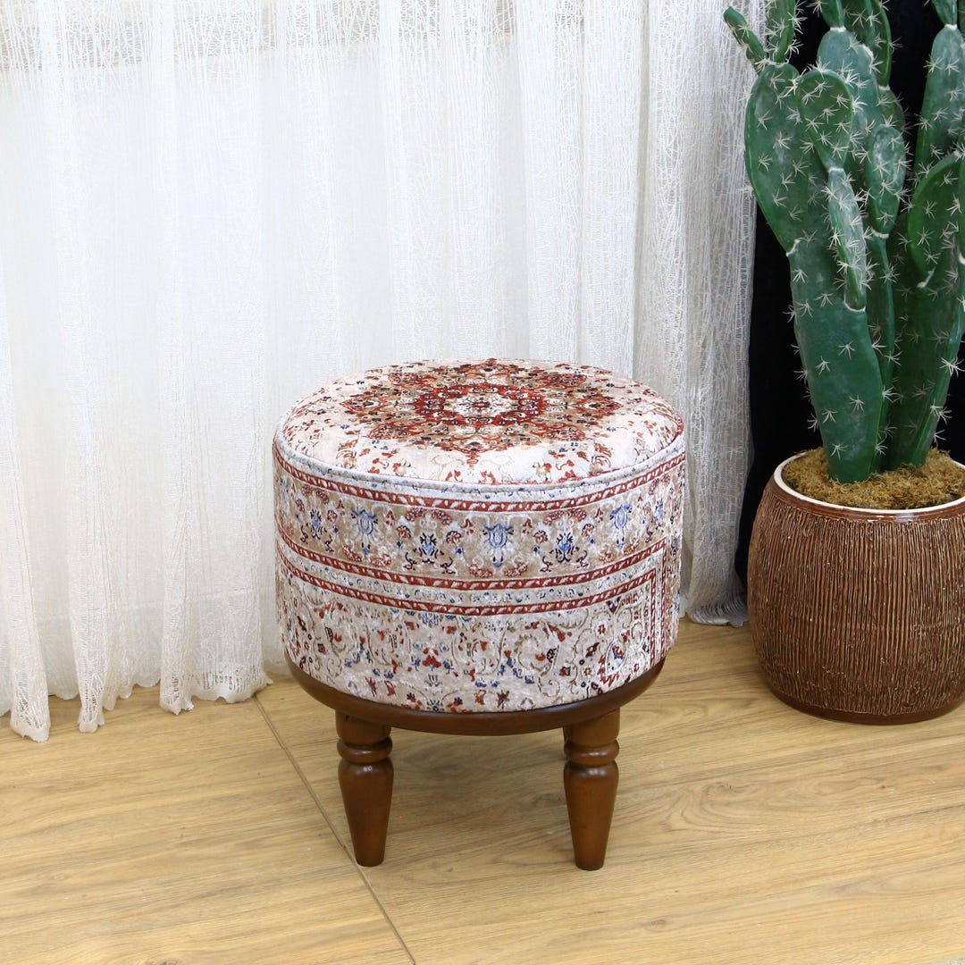 Make up Chair, Southwestern Stool, Handmade Stool, Footstool Ottoman ...