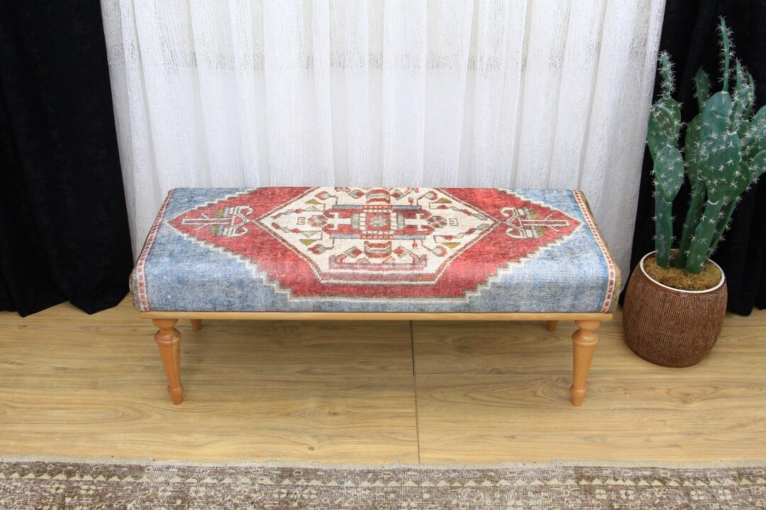 16x47 Ottoman Benc, Ottoman Storage Bed, Ottoman Long Pouf, Oversized ...