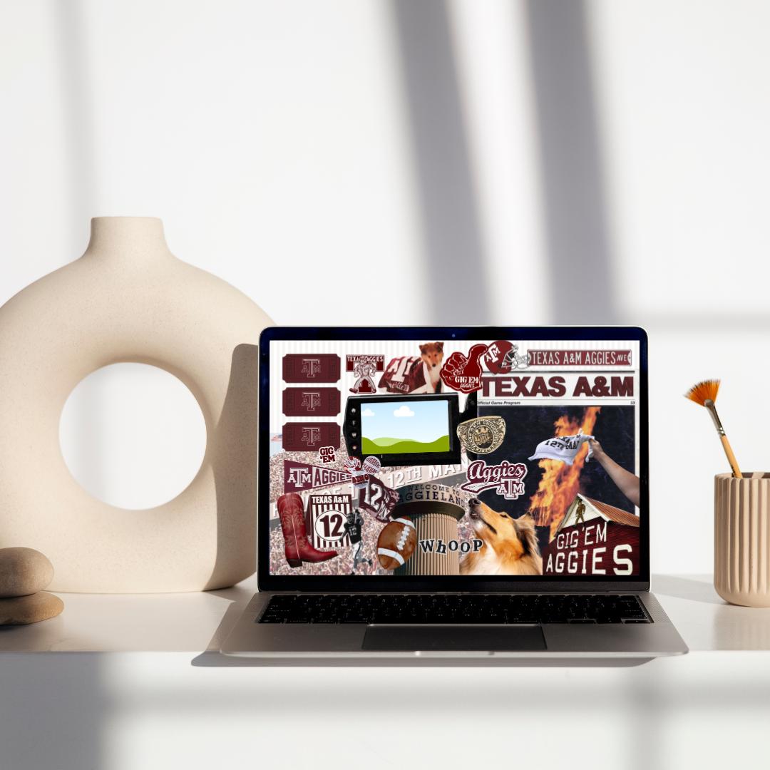 Texas A&M Desktop Wallpaper - Etsy