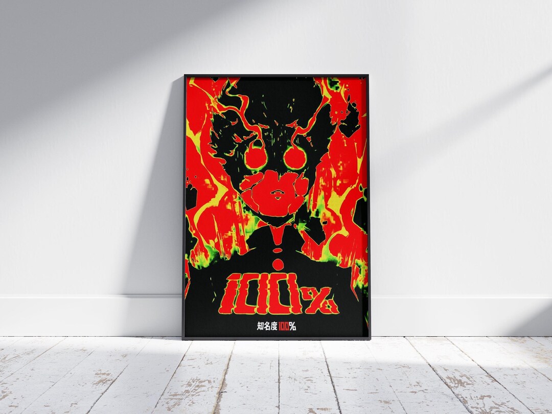 Mob Psycho 100 Anime Poster - Manga Gift Ideas, Anime Art Print ...