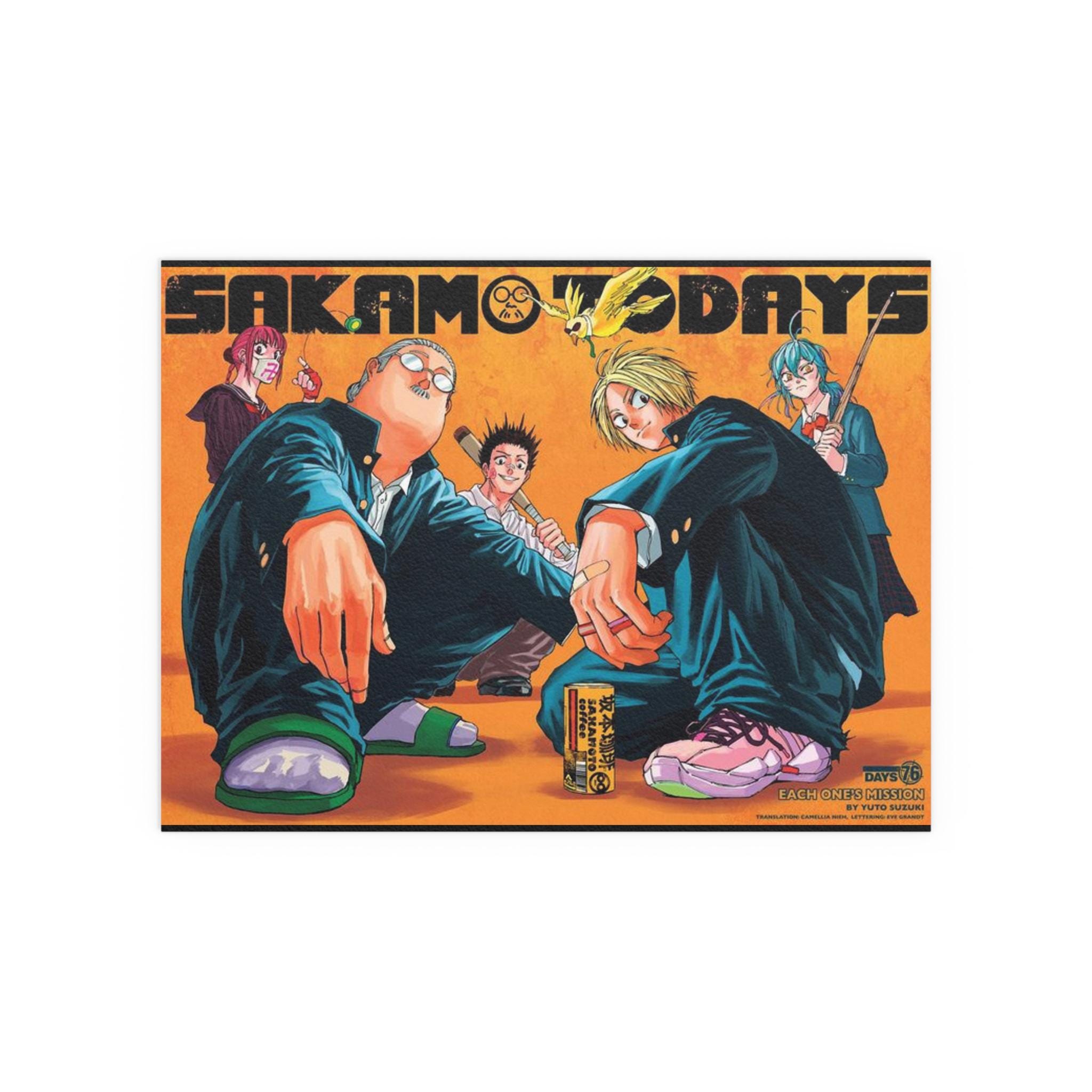 Sakamoto Days Anime Poster - Manga Art & Minimalist Japanese Decor ...