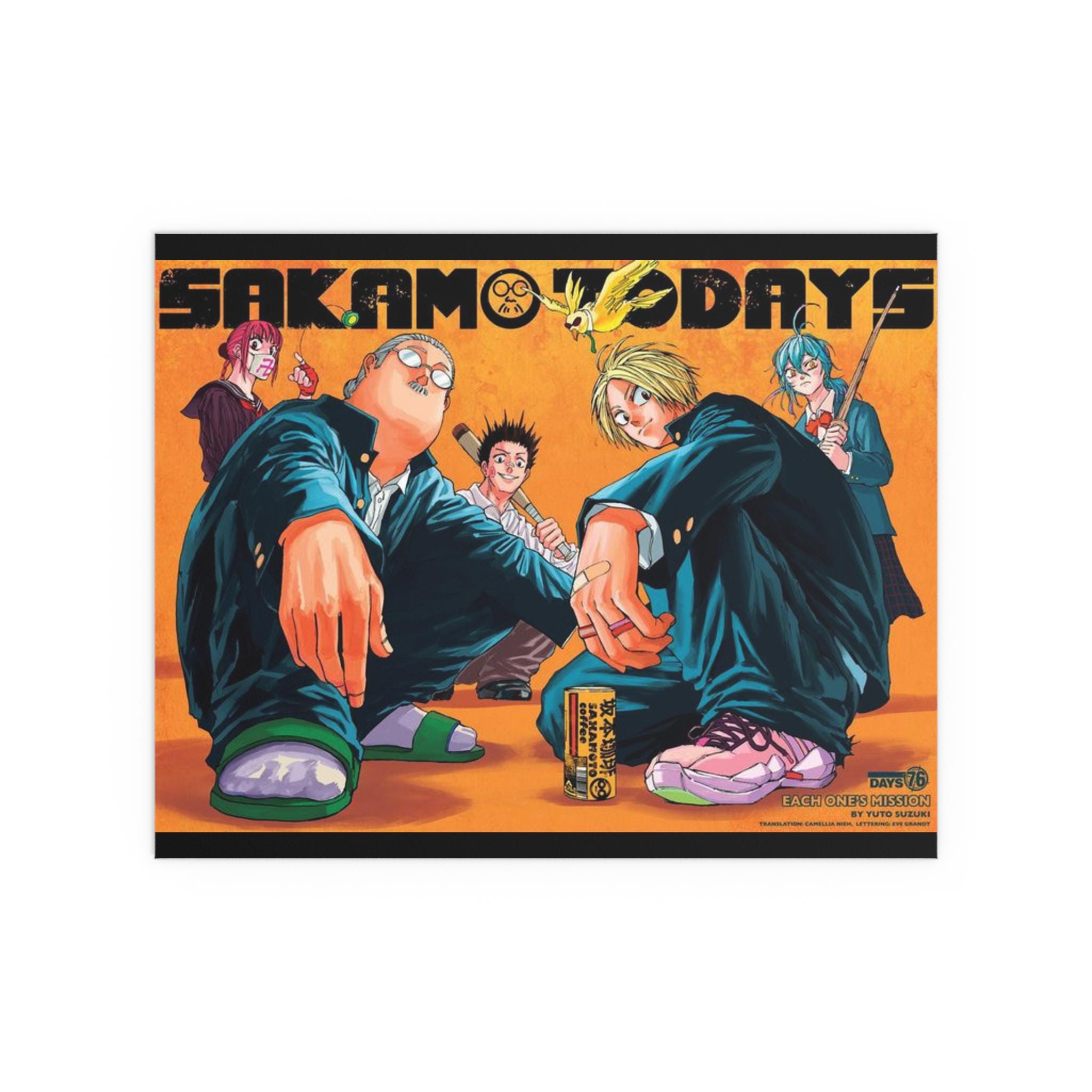 Sakamoto Days Anime Poster - Manga Art & Minimalist Japanese Decor ...
