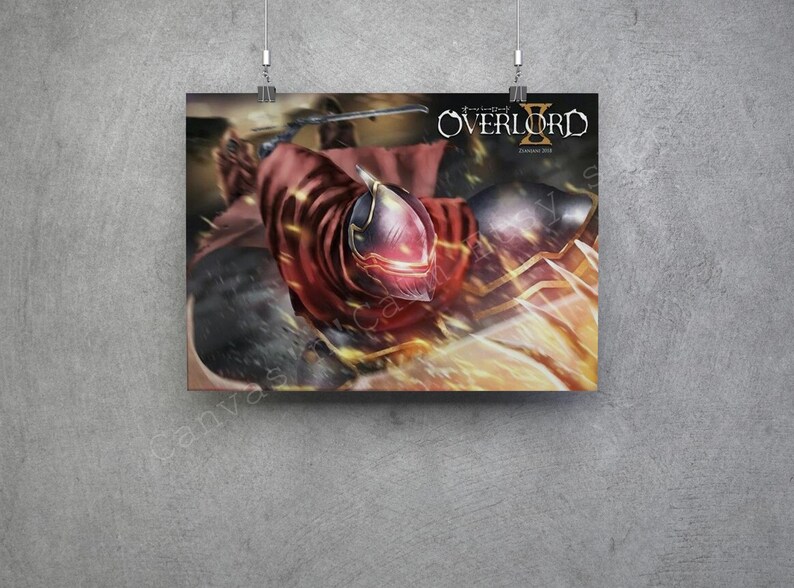 Overlord Anime Poster - Epic Wall Art for Anime Lovers. Perfect Gift ...