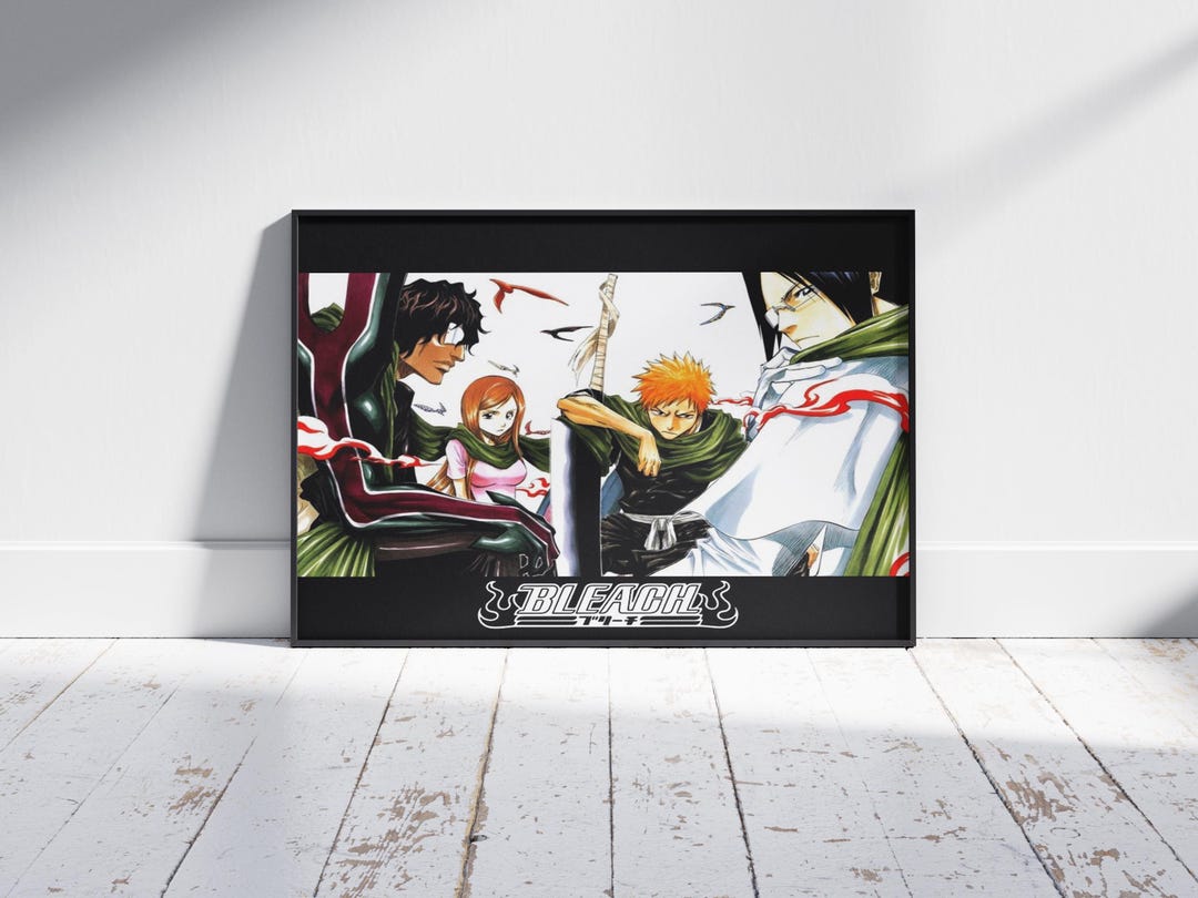 Bleach Ichigo Kurosaki and Gang Manga Poster - Perfect Gift for Manga ...
