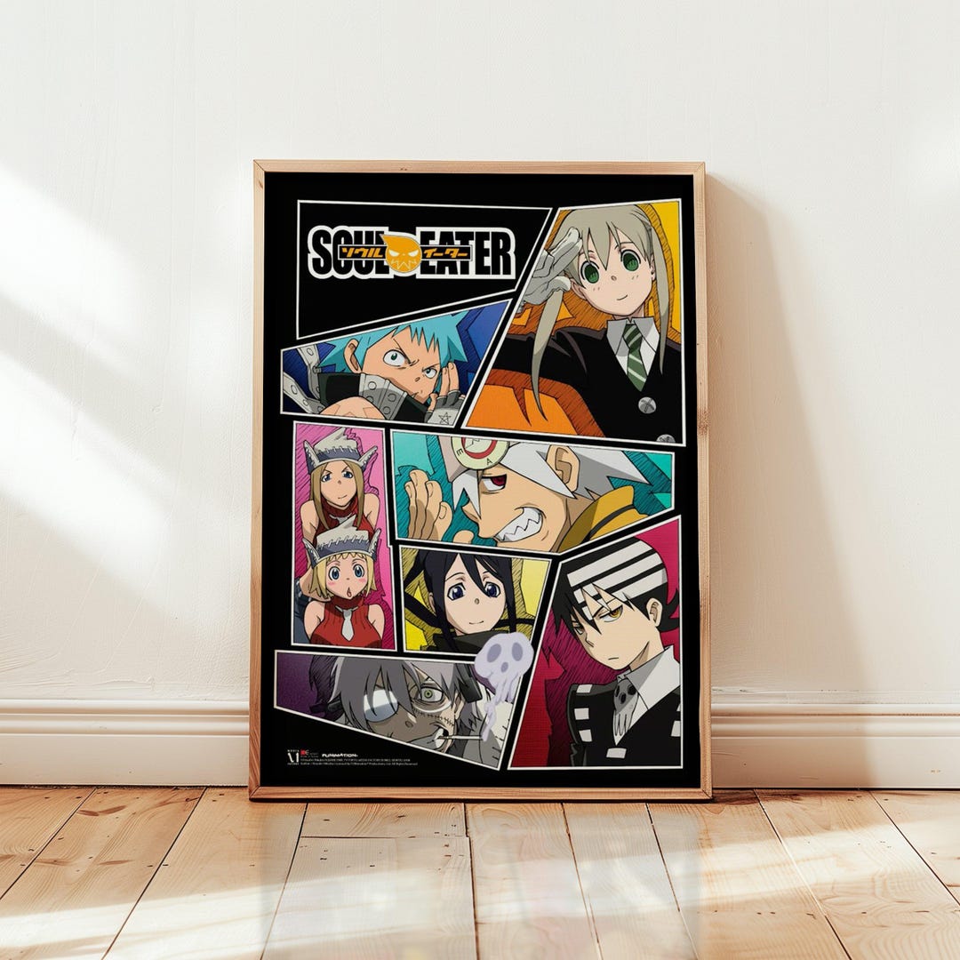 Soul Eater Manga Poster - A Perfect Anime Gift! Vibrant Wall Art ...