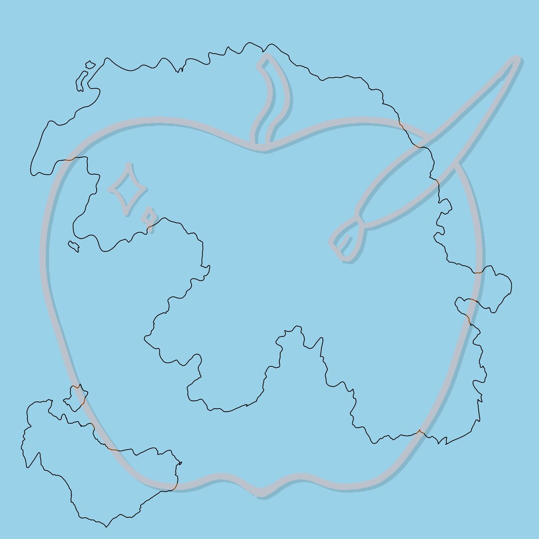 Fantasy Map Outline - Perfect for World-building - Etsy