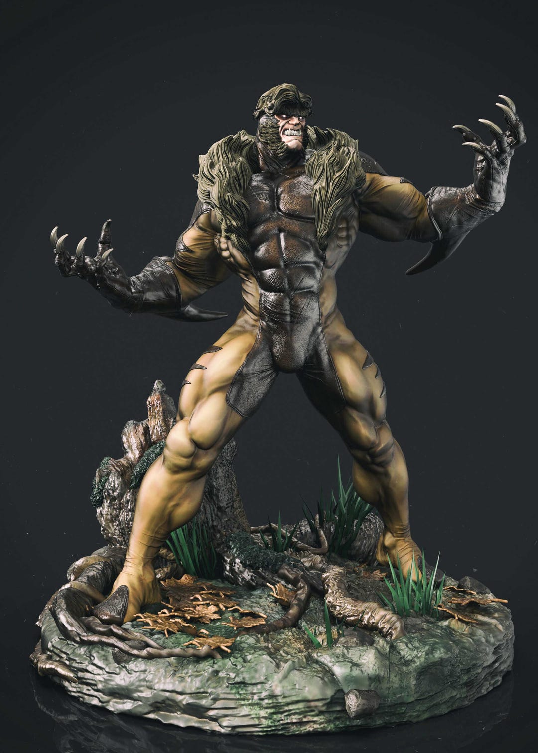 A004 Comic Character Design Statue, the Marvel Heroes Sabertooth Statue ...