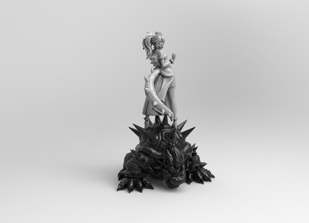 A266 Games Character Design, the Hot Waifu Bowsette Statue, STL 3D ...