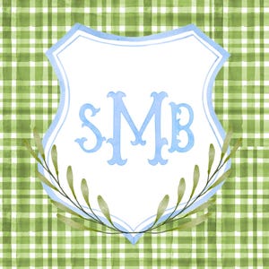 Custom Baby Nursery Crest Digital Monogram Download - Personalized ...