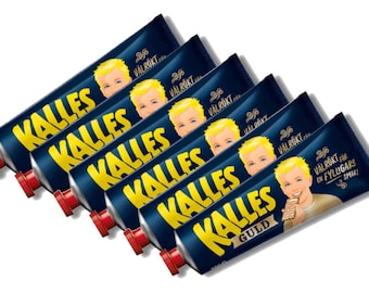 6 or 12 or 24 Tubes Kalles Kaviar Guld 250g(8.81 Oz.) Swedish Kalles ...
