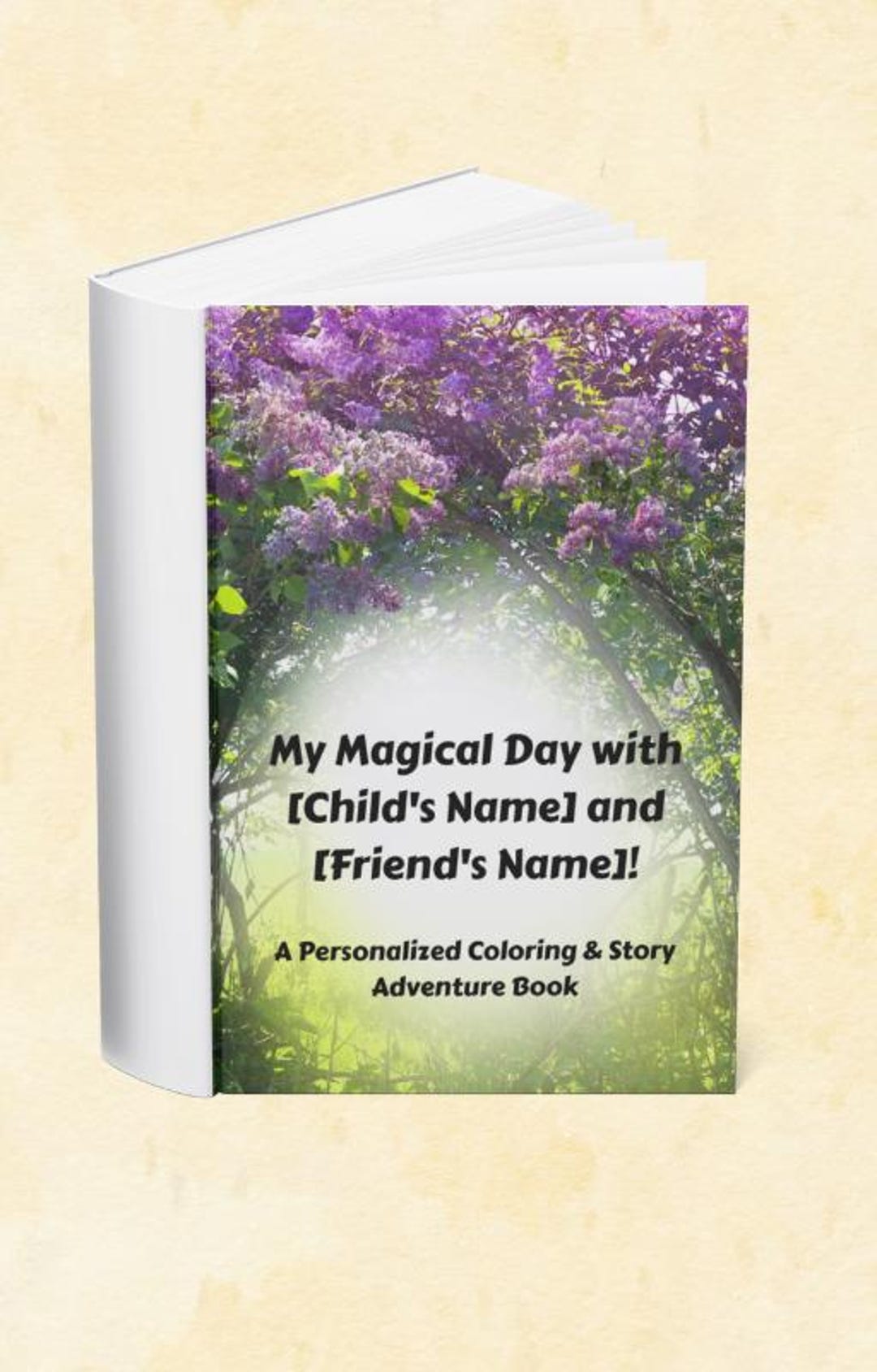Personalized Kids Storybook With Coloring Pages – “my Magical Day With ...