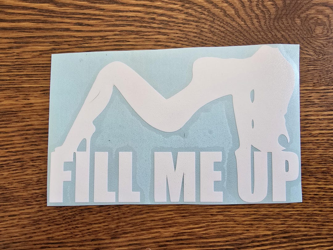 Fill Me up Decal - Etsy