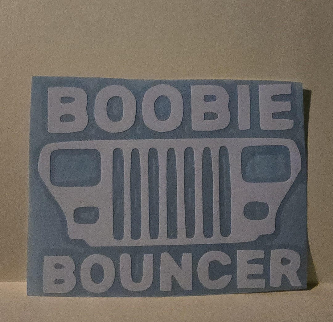 Boobie Bouncer Decal - Etsy