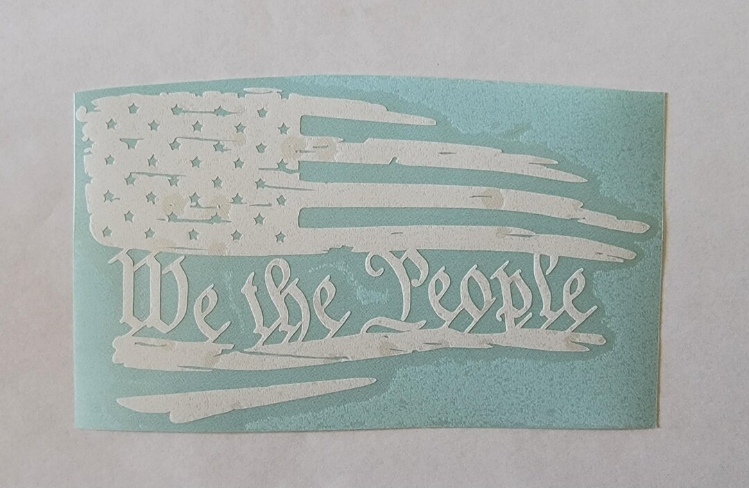 We the People Decal - Etsy