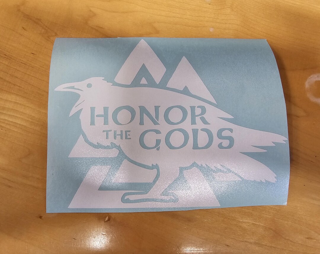 Honor the Gods Decal - Etsy
