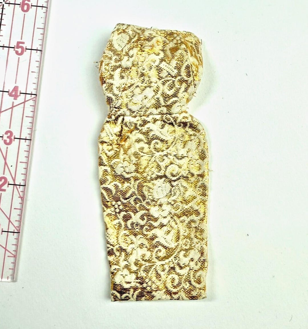 Vintage Barbie: #911 Golden Girl 1961 ~ Gold Brocade Dress {pre-owned ...
