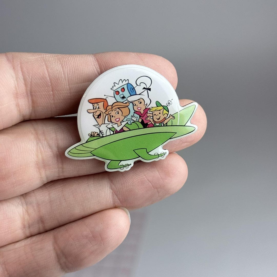 George Jetson Spaceship Lapel Pin Flying Saucer Brooch Pin Accessories ...