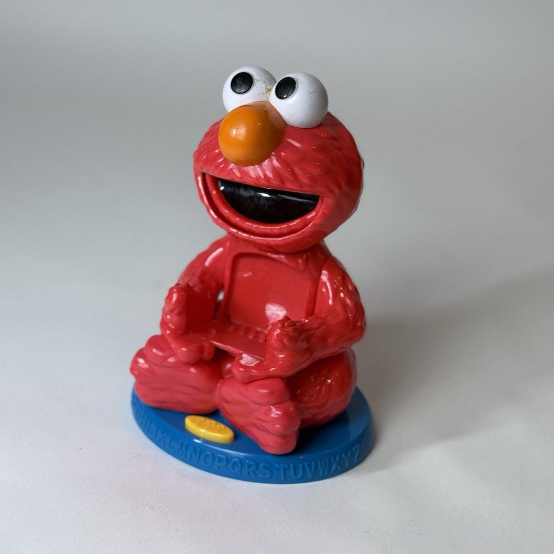 Sesame Street Elmo Find and Learn Alphabet Talking Playset - WITHOUT ...