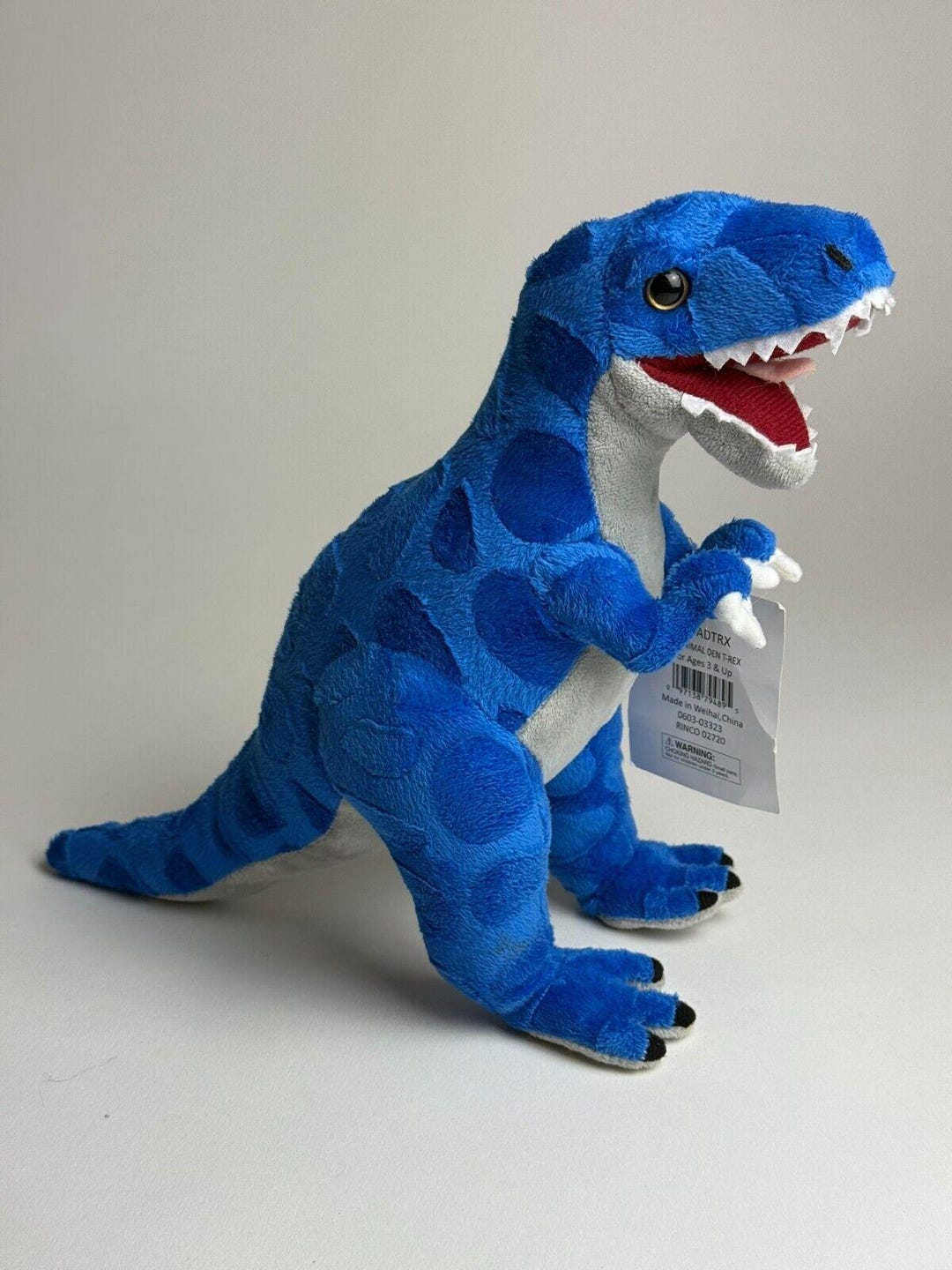 16" Adventure Planet Animal Den Blue T-rex Plush Stuffed Animal Toy NWT ...