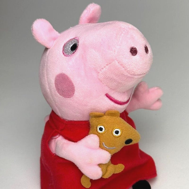 Peppa Pig Teddy Bear - Etsy