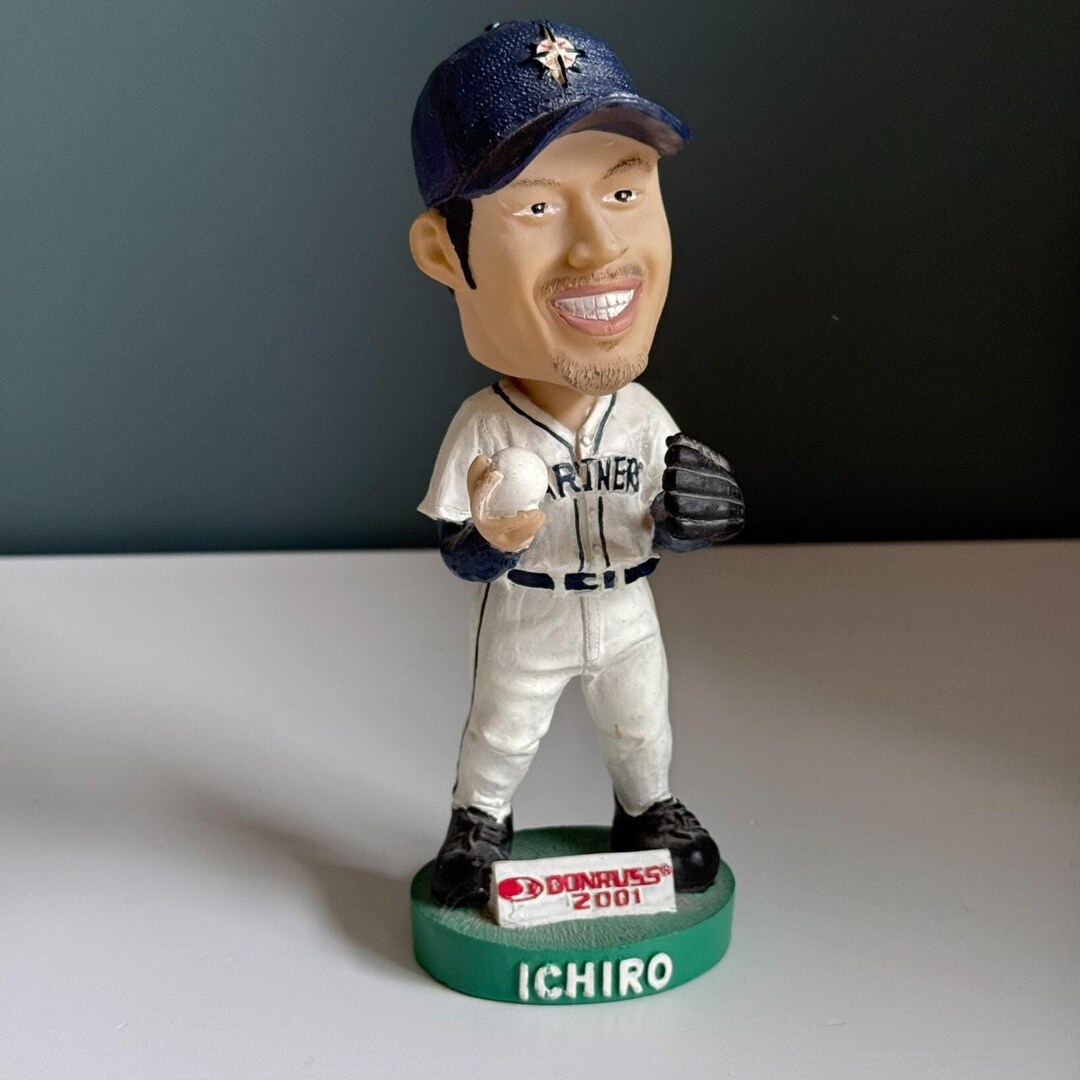 Vintage 90s Y2k NEW Ichiro Suzuki 2001 Donruss Limited Edition Bobblehead W/card Mariners {pre ...